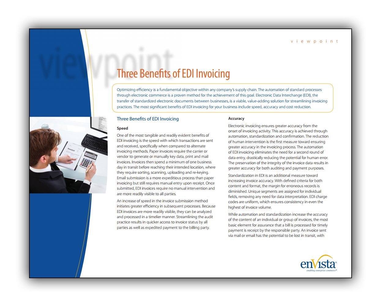 White Paper: Three Benefits of EDI Invoicing