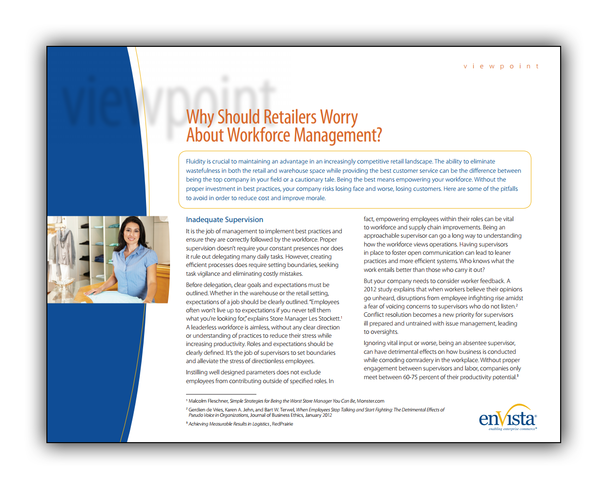 White Paper: Why Should Retailers Worry About Workforce Management