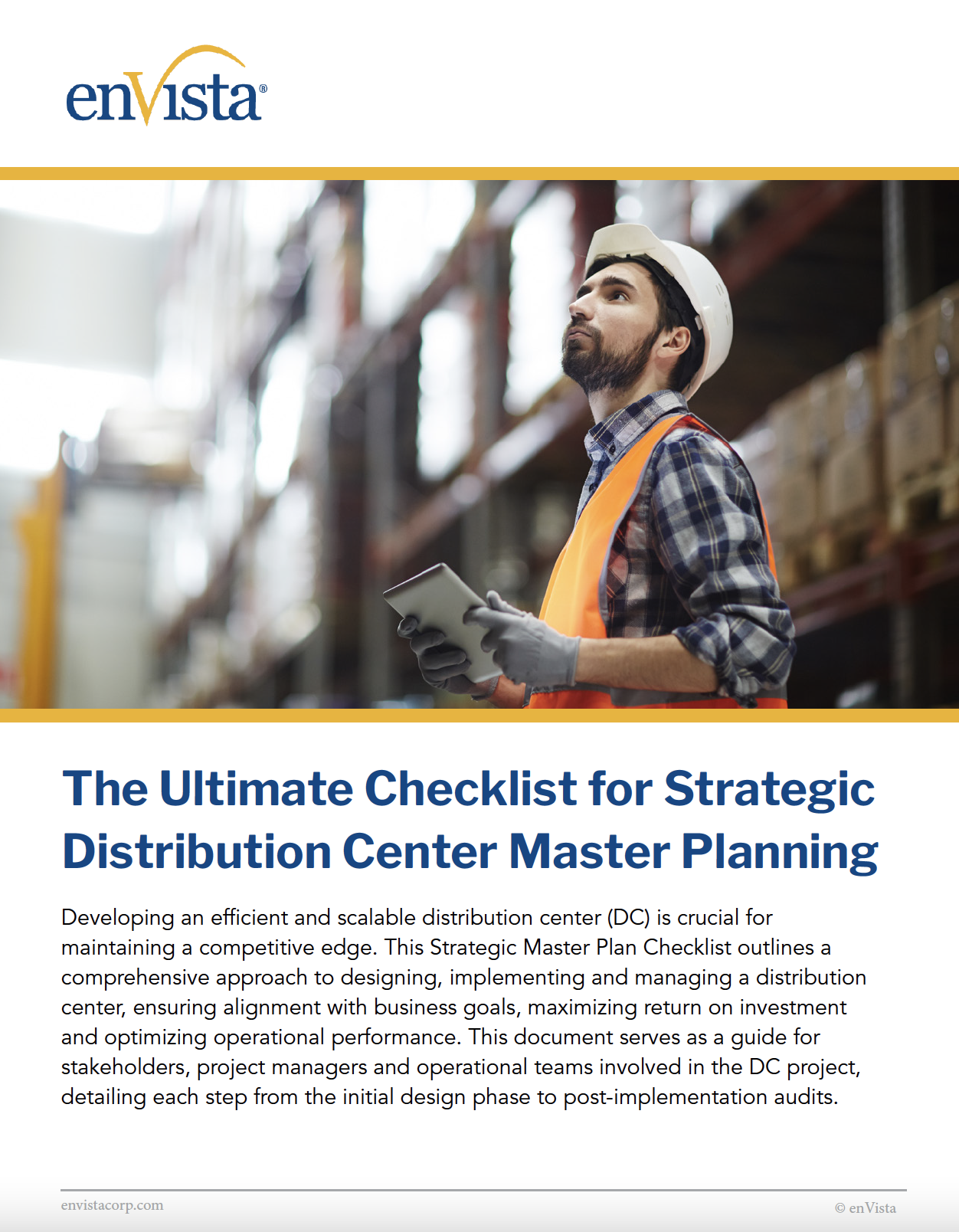 The Ultimate Checklist for Strategic Distribution Center Master ...